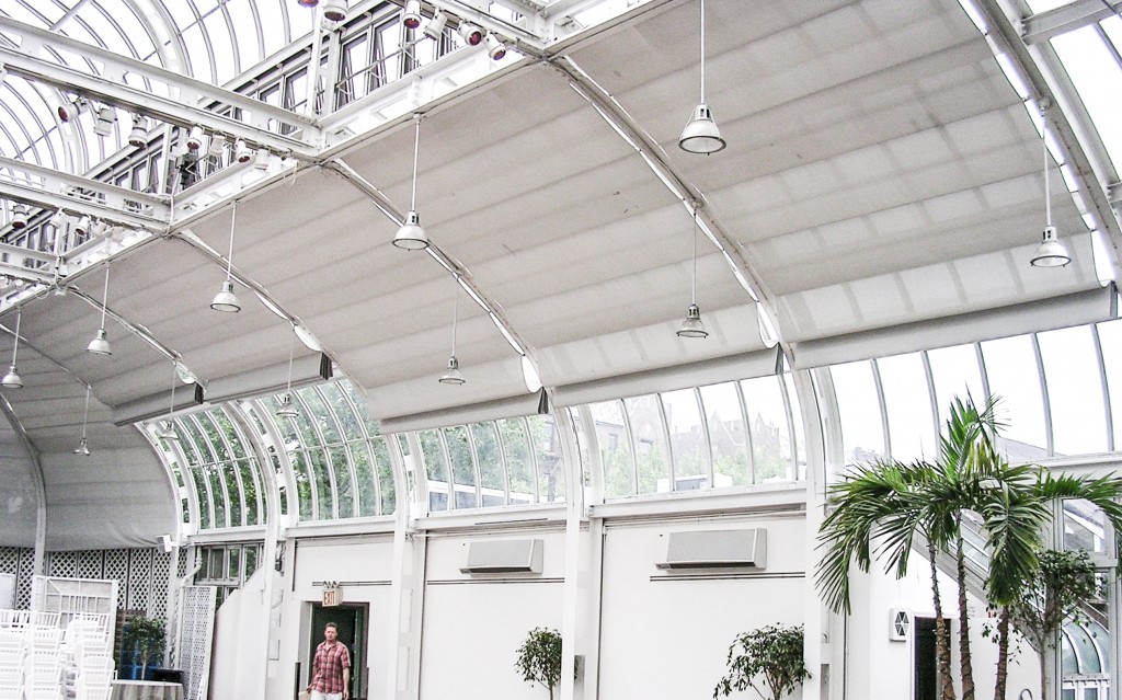 Greenhouse & Skylight Shades - Atrium, Solarium, NYC